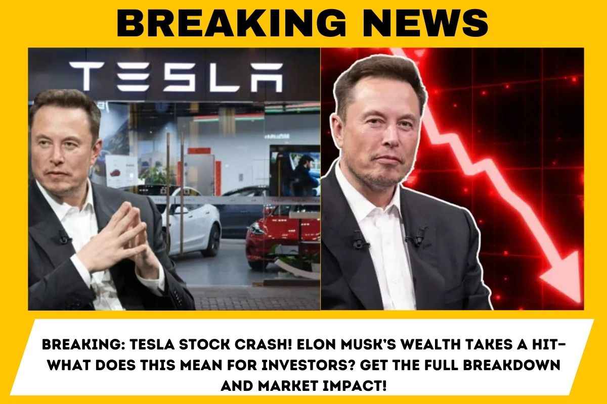 Tesla Stock Crash: What It Means for Elon Musk’s Fortune